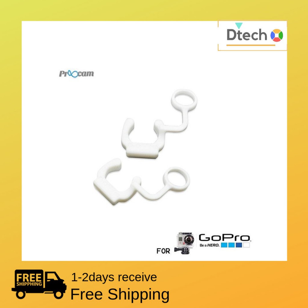 Proocam Pro-J108 2x Safety Rubber Locking Plug, Work together for Gopro ...