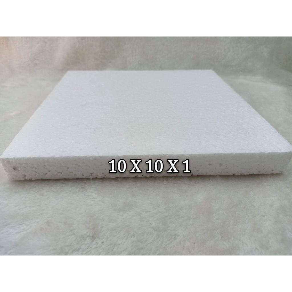 10x10x1” Polyform Square / Gabus Segi Empat / Square Polystyrene Form ...