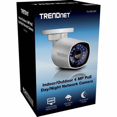 Trendnet Indoor / Outdoor 4 MP PoE Day / Night Network Camera TV ...