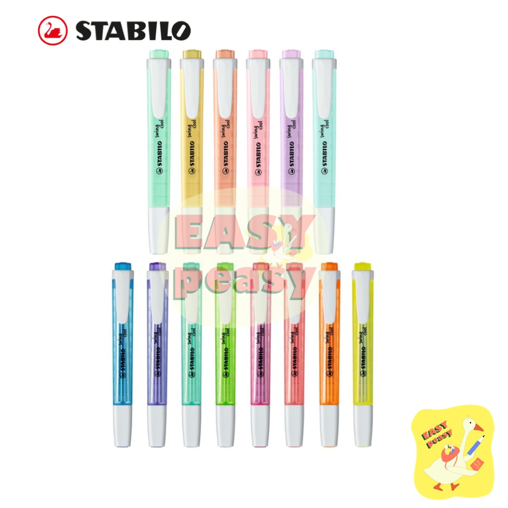 Stabilo Highlighter Swing Cool Pastel & Neon Colour | Shopee Malaysia
