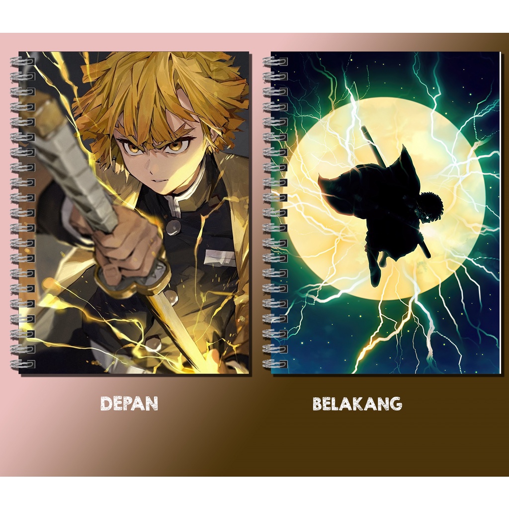ANIME Notebook / kimetsu no yaiba anime Notebook size A5 A6 A7 nezuko ...