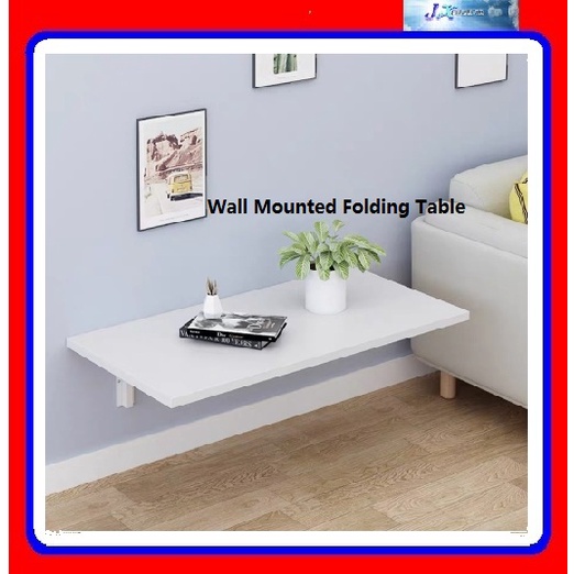 Wall Mounted Folding Table Hanging Foldable Table Meja Lipat Serbaguna ...