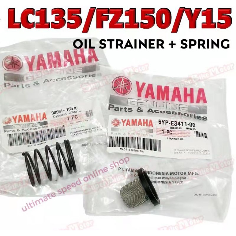 YAMAHA LC135 / FZ150 / Y15 - 100% Original Yamaha Oil Strainer with ...