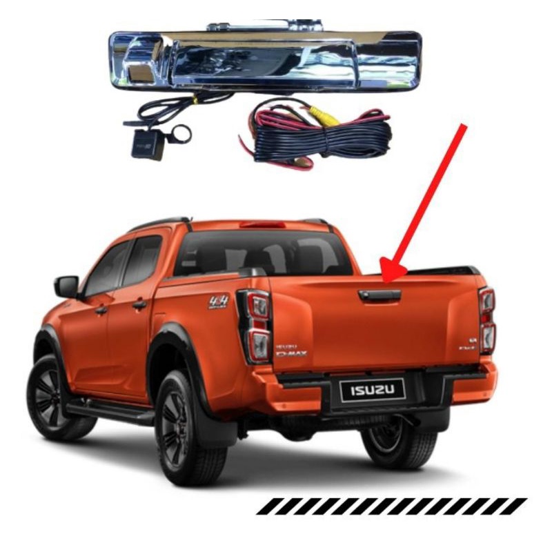 2021 ISUZU DMAX X-TERRAIN TAILGATE HANDLE WITH REVERSE CAMERA | Shopee ...