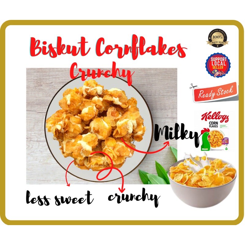 Biskut Cornflakes Crunchy Ready Stock | Shopee Malaysia
