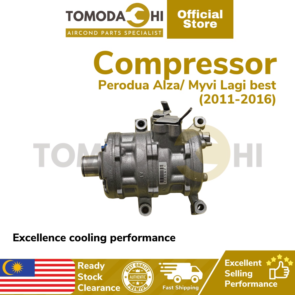 (READY STOCK) Compressor, Perodua Alza/ Myvi Lagi best (2011-2016 ...