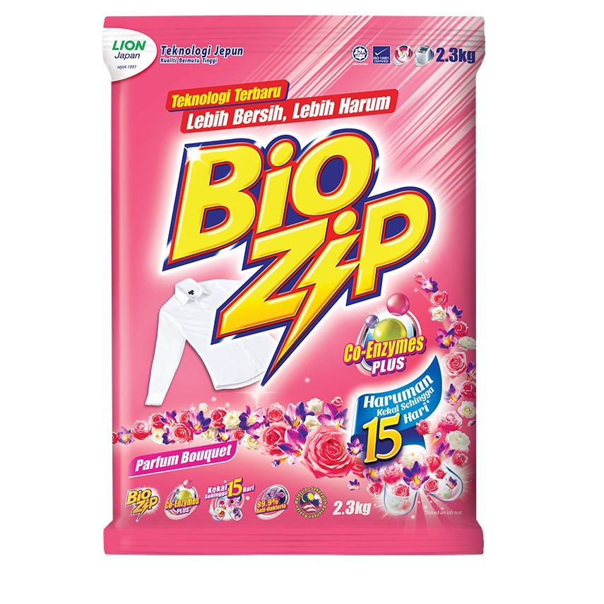 BIOZIP DETERGENT POWDER (2.3KG) | Shopee Malaysia