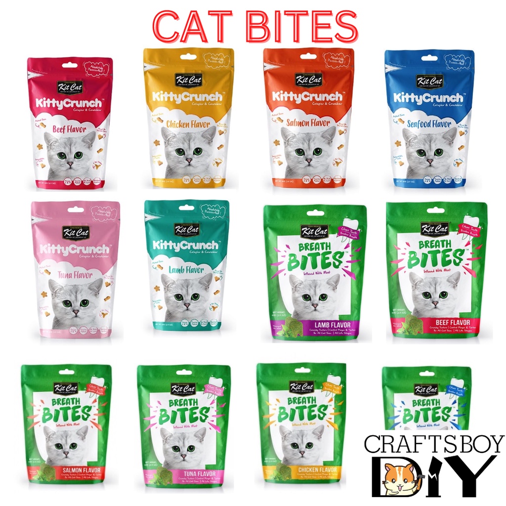 Kit Cat Kitty Crunch Kit Cat Breath Bites Cat Dental Snack Cat Snack ...