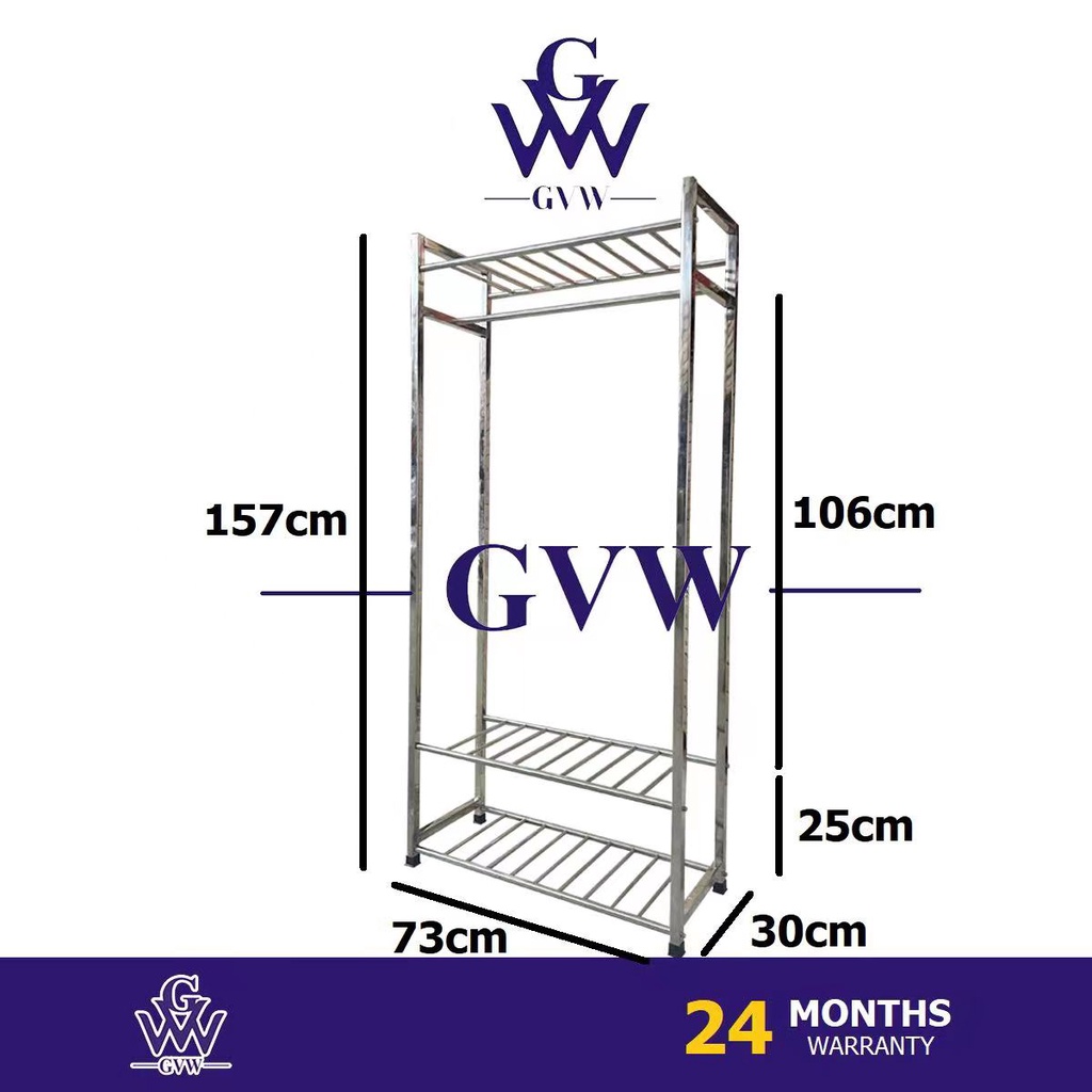 HOMEBY【GVW HAMILTON】Stainless Steel Cloth Hanger/ Cloth Rack/Clothes ...
