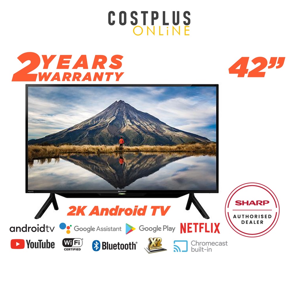 Sharp 2K Android TV 42" AQUOS 2TC42BG1X Netflix Google / 40" Full HD LED TV Skyworth 40E2A11T ...