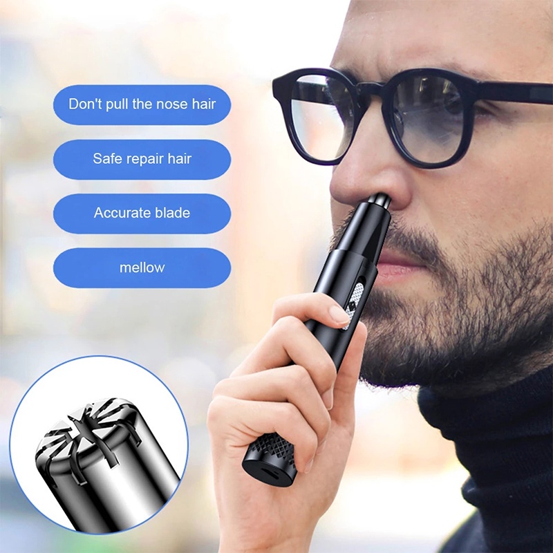 KIPRUN Electric Nose Hair Clipper USB Rechargeable Nose Hair Trimmer ...