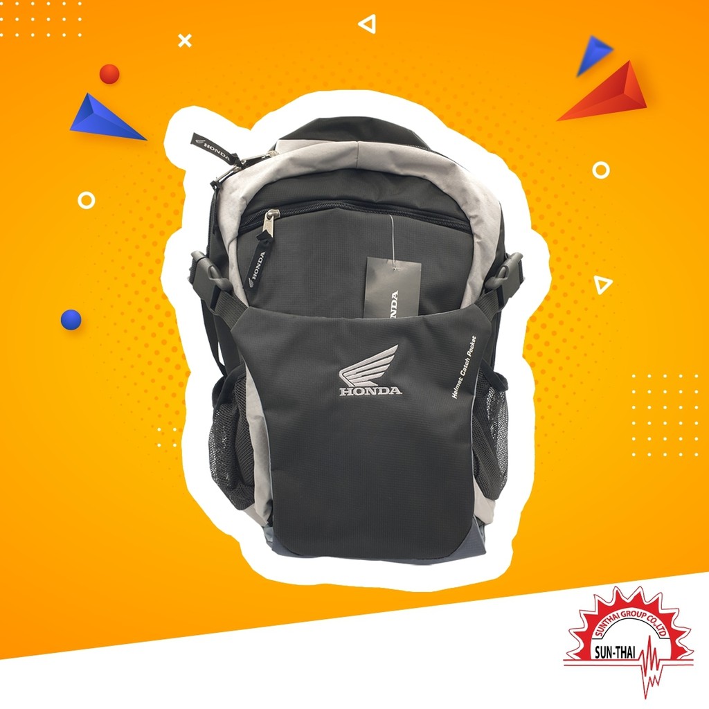 Original Honda Collection Multifunction Backpack Black | Shopee Malaysia