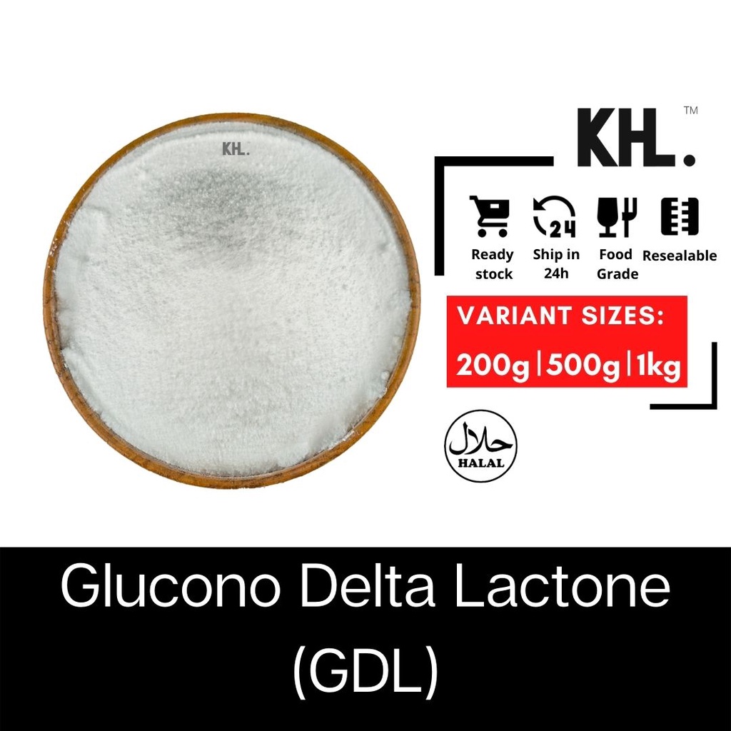 Glucono Delta Lactone (Food Grade/Gred Makanan/食品级) / GDL ...