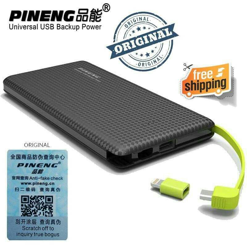 Pineng PN-951 Ultra Slim Design Power Bank 10000mAh | Shopee Malaysia