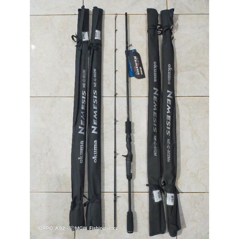 BC OKUMA NEMESIS NEC602M 180CM fishing rod (CASTING) | Shopee Malaysia