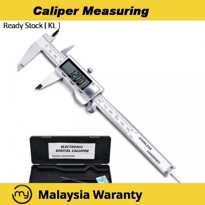 Full Stainless Steel Hardened Digital Caliper Vernier 6 inch 150mm ...