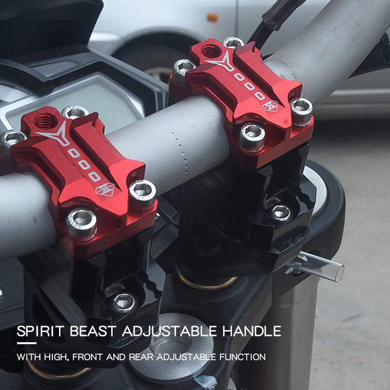 SPIRIT BEAST Universal adjustable 22MM-28MM Motorcycle CNC handlebars ...