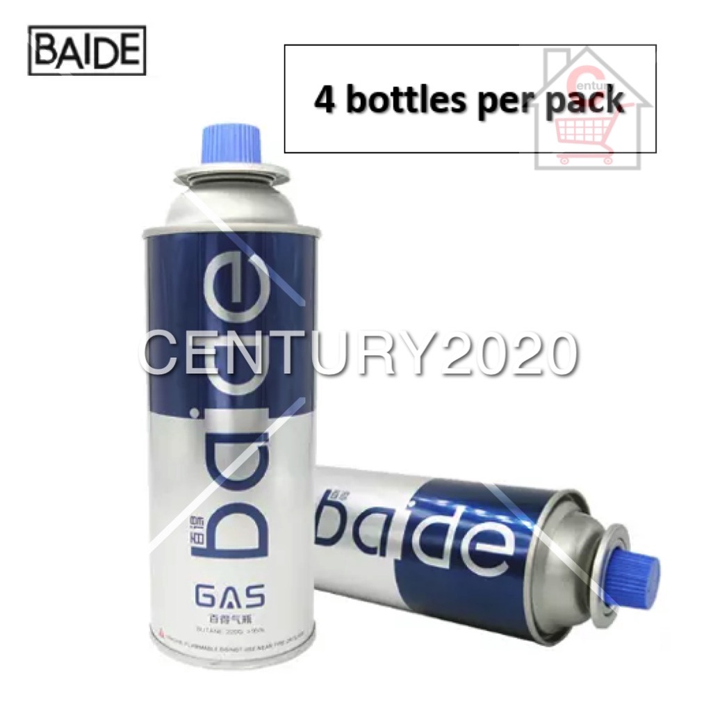 BAIDE Butane Gas Cartridge Portable 4 Butane Gas Stove Outdoor Camping ...