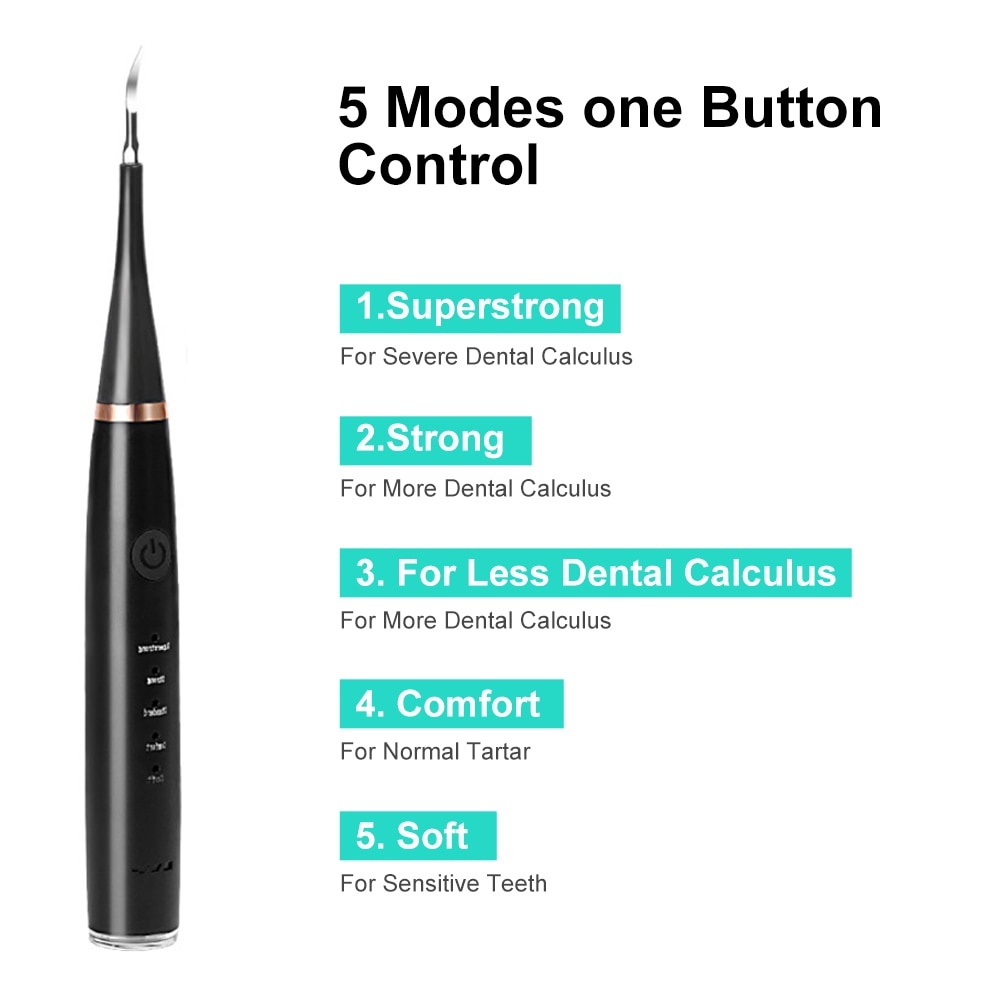 Electric Oral Irrigator Dental Scaler Tooth Cleaning Kit Calculus ...