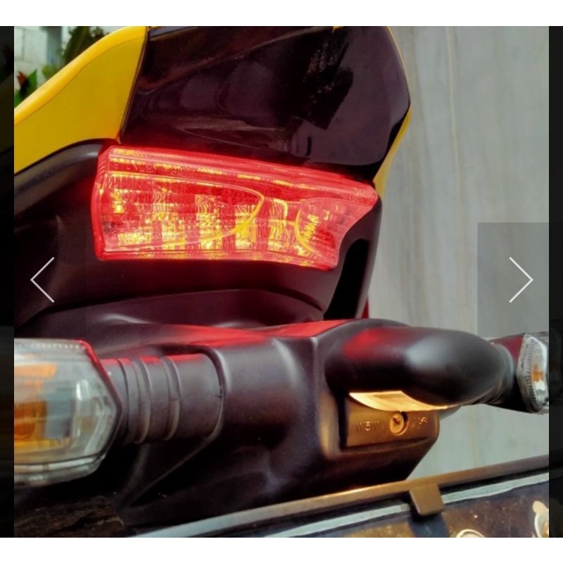 Original aerox rear fender number plate light | Shopee Malaysia