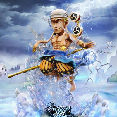 Release ** G5 studio One Piece Enel GK resin anime figure model G5工作室 ...