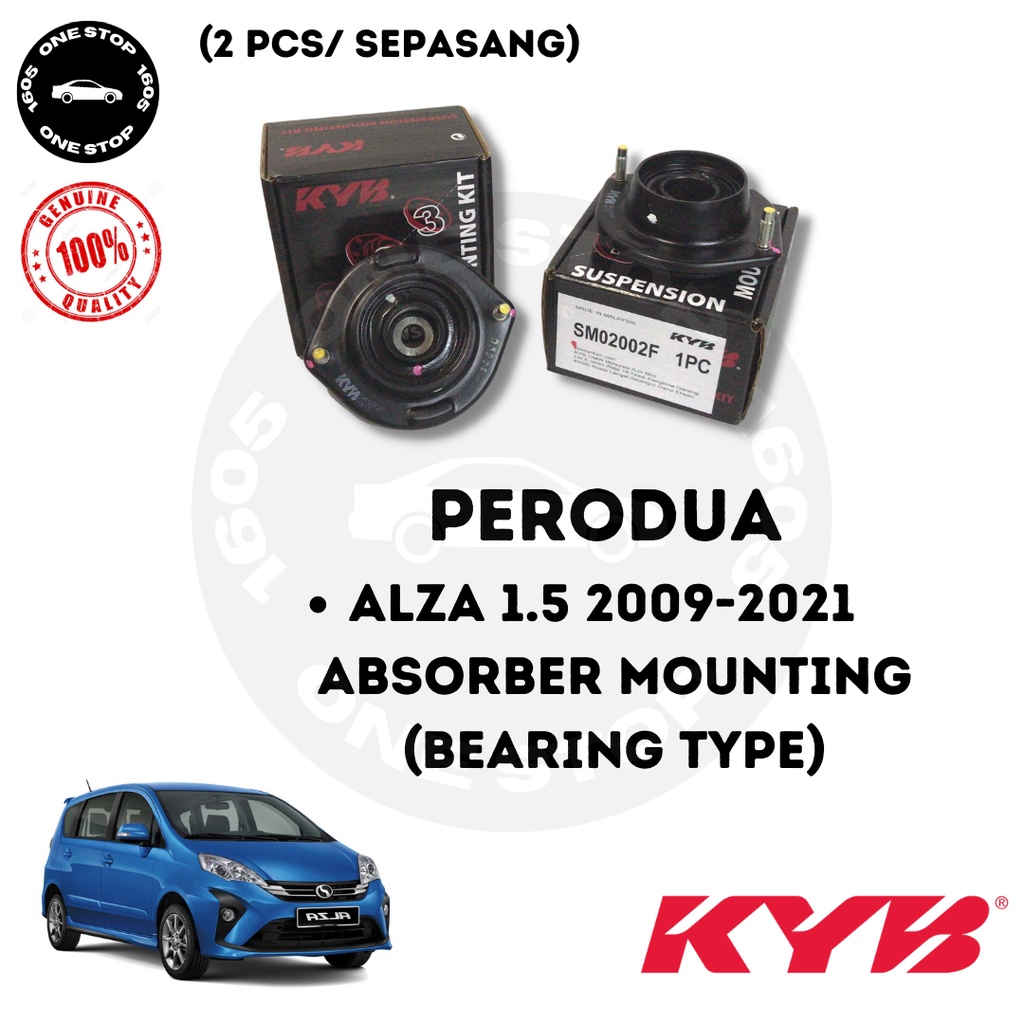 PERODUA ALZA 1.5 2009-2021 DEPAN FRONT KYB KAYABA ABSORBER MOUNTING ...