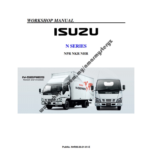 Isuzu ELF N Series NPR NKR NHR NQR Workshop Manual | Shopee Malaysia