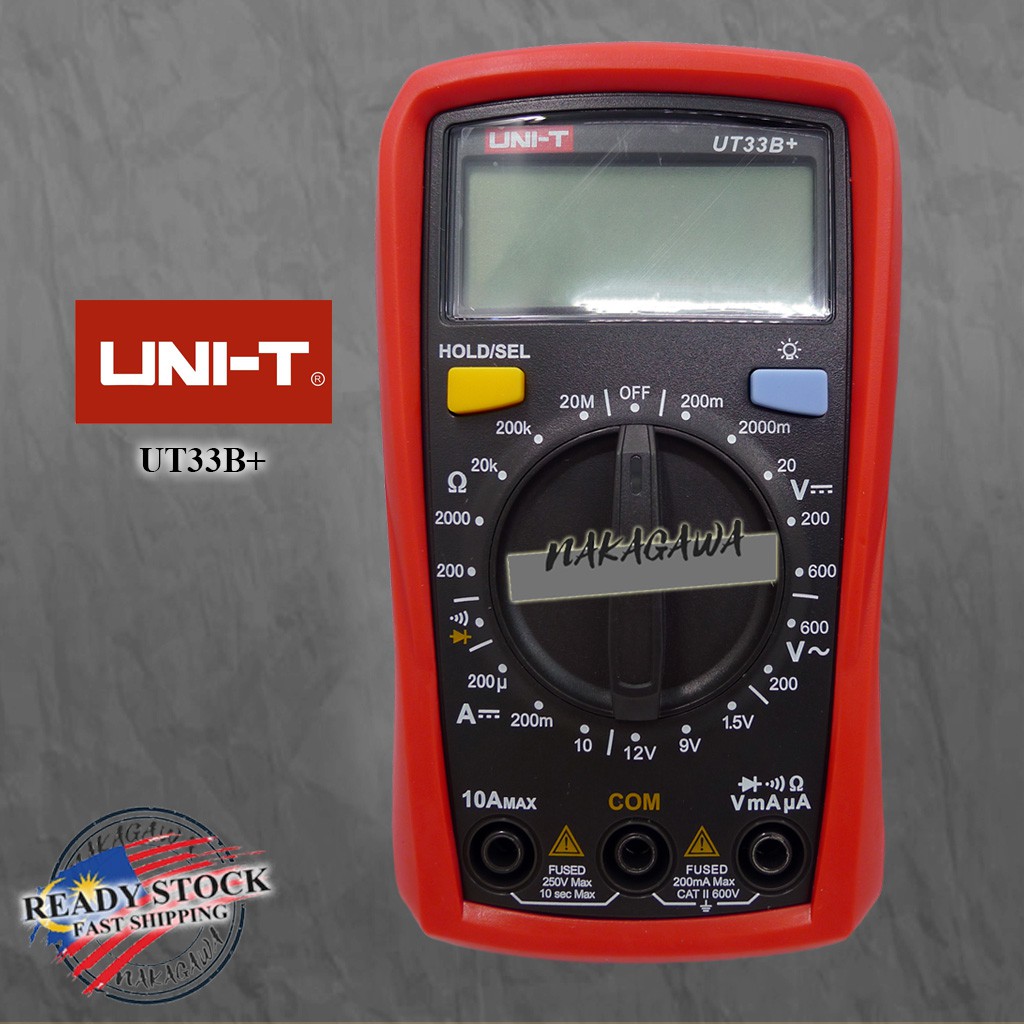 UNI-T DIGITAL PALM SIZE MULTIMETER UT33B+ | Shopee Malaysia