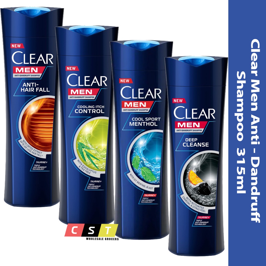 Clear Men Anti - Dandruff Shampoo 165ml/315ml | Shopee Malaysia