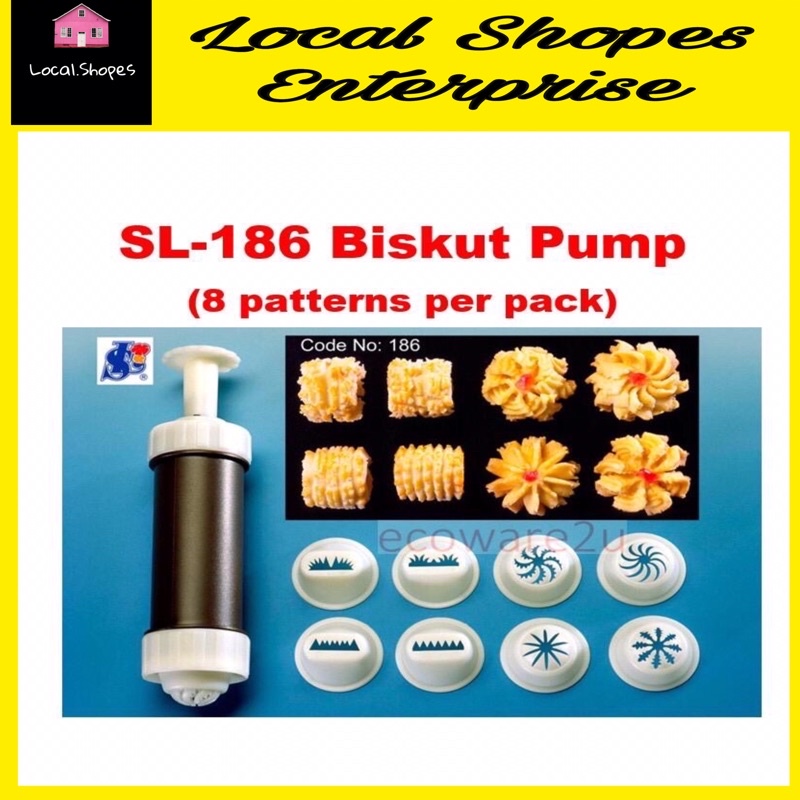 Acuan Tekan Berpam/ Kuih Biskut Tat Roll Tart/ Acuan Samperit Plastik ...