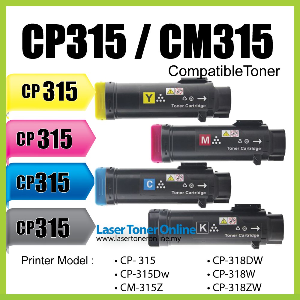 Compatible Fuji Xerox CP315 CM315 CP315Dw CM315Z CP318DW CP318W CP318ZW CP 315 | Shopee Malaysia