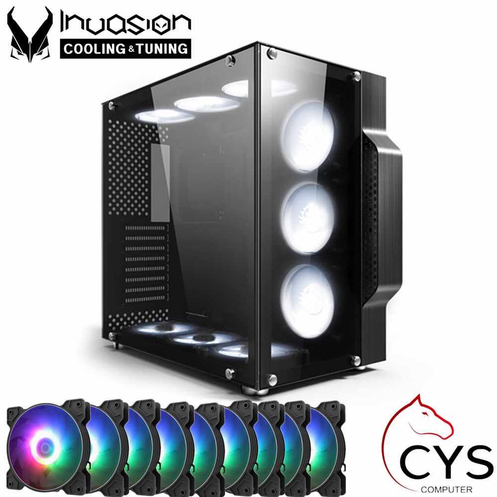 INVASION GT-300 TG ATX CASING | Shopee Malaysia