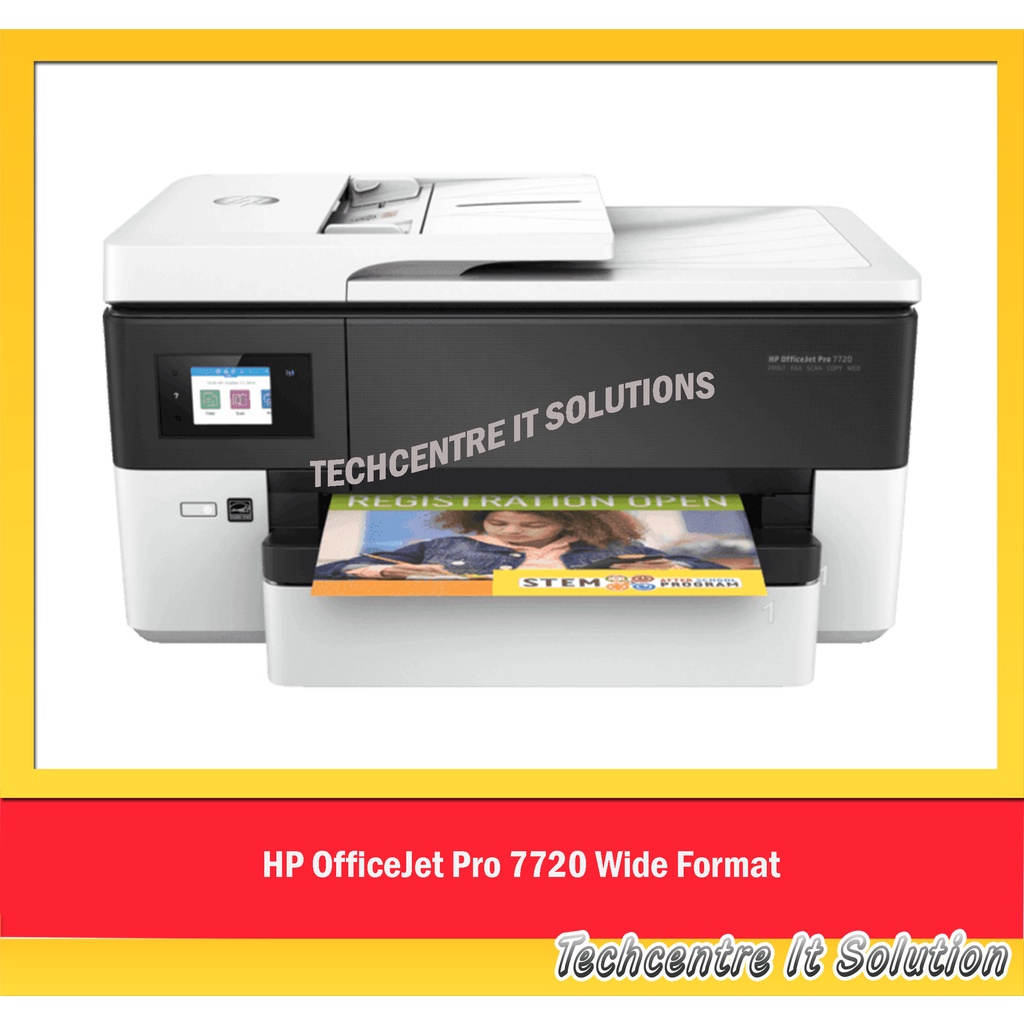 HP Officejet Pro 7720 Wide Format Print , Scan , Copy , Fax , Wi-Fi ...