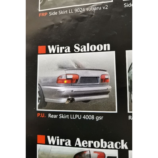 rear skirt proton wira saloon | Shopee Malaysia