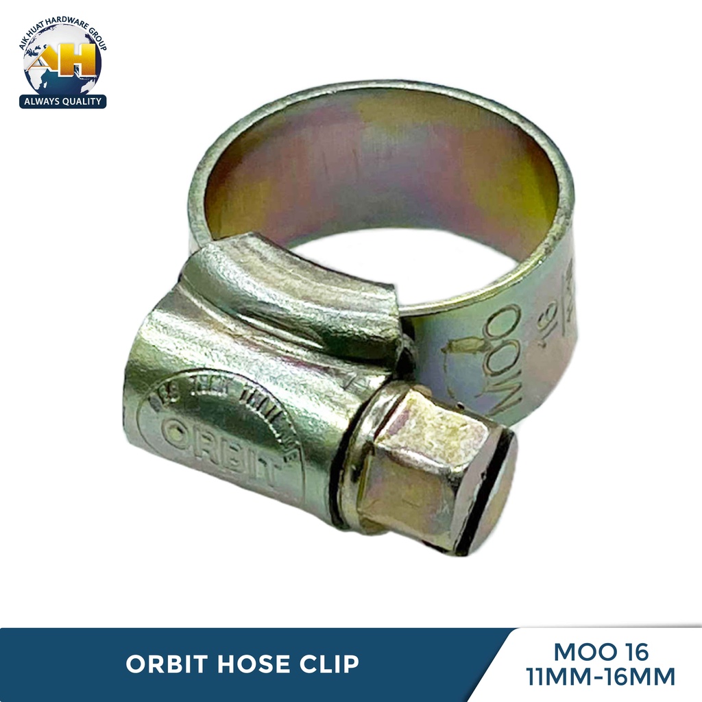 Orbit Hose Clip - MOO 16 (11mm-16mm) | (2 PCS/PACK) | Shopee Malaysia