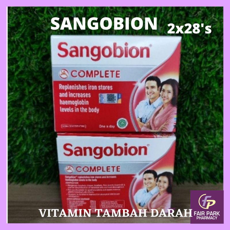 Sangobion Complete Iron Supplement Capsules 28's/ 2x28's (EXP: 01/2027 ...