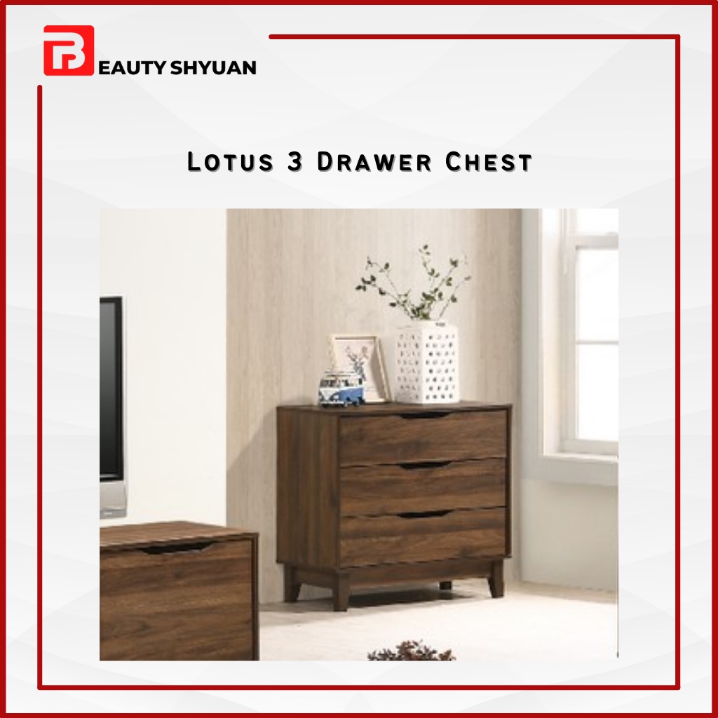 ROTUS 3 Drawer Chest Drawer Sideboard Cabinet Wardrobe Clothes ...