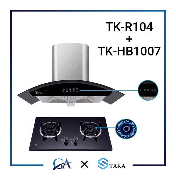 Taka Hood with Hob TK-R104 + TK-HB1007 | Shopee Malaysia