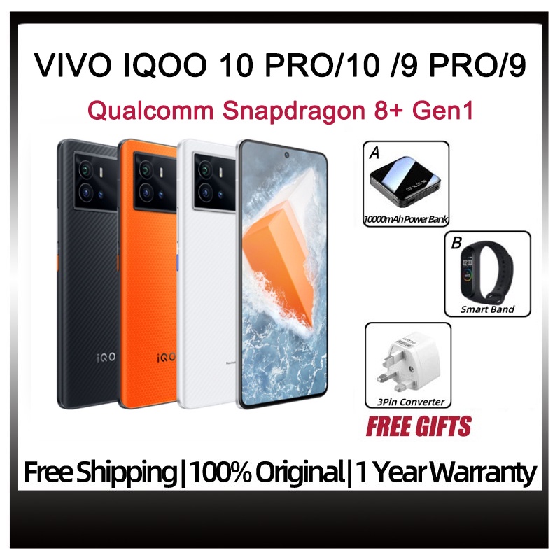 Vivo IQOO 10 Pro / IQOO 10 / Snapdragon 8+Gen1/ 200W Fast Charging/ IQOO 9 / IQOO 9 Pro ...