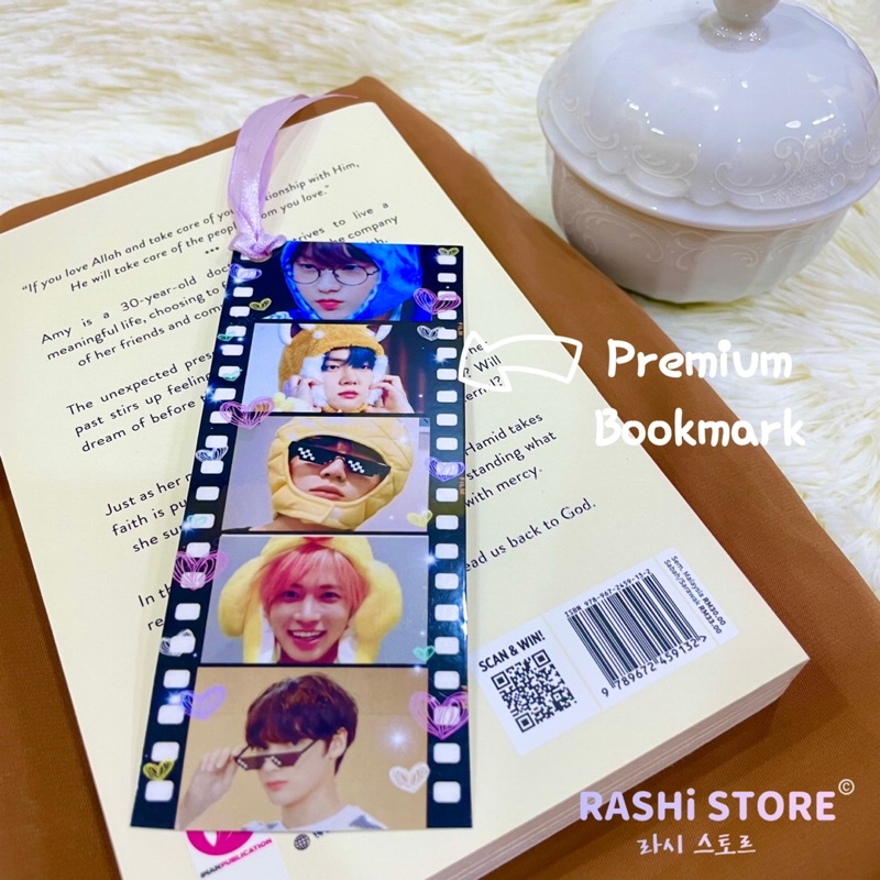 2 PIECES TXT BOOKMARK (FANMADE) PREMIUM GLOSSY WATERPROOF HIGH QUALITY ...