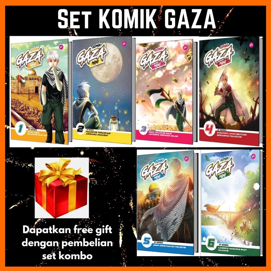 Komik Gaza Mini 1 ~ 6 & Komik Asil | Edaran Blink Books | READY STOCK ...