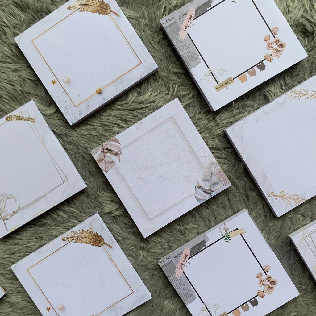 Ir. Craft | Memopad Notepad Simple Notepad Aesthetic Memo Cute 50 ...