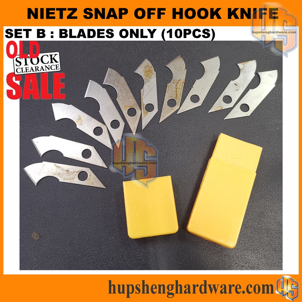 NIETZ Snap Off Knife Hook Knife Acyclic Persex Sheet Cutter Plexi Glass ...