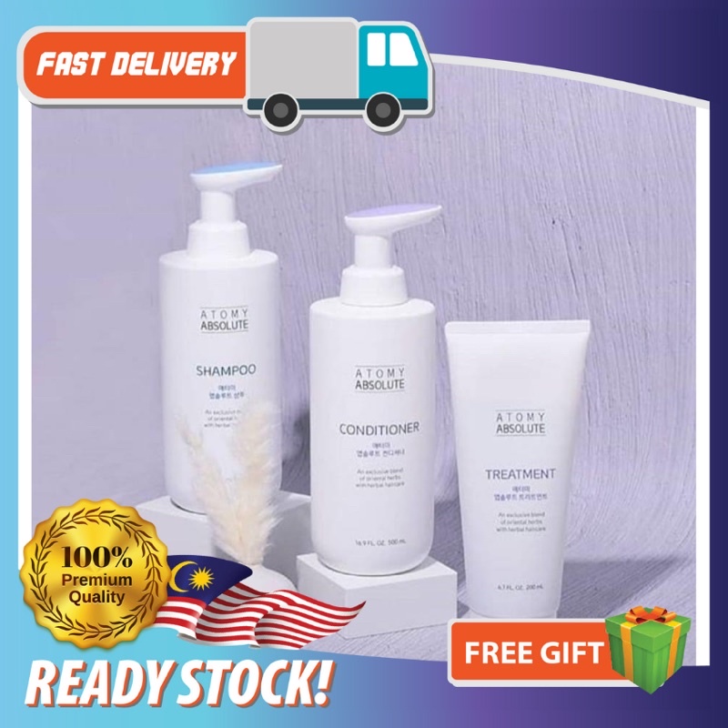 Ship in 24 Hours | Atomy Absolute Shampoo Conditioner Treatment Hair ...