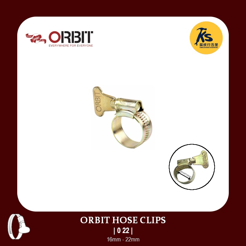 ORBIT THUMBSCREW HOSE CLIP ( 0 22 ) | Shopee Malaysia