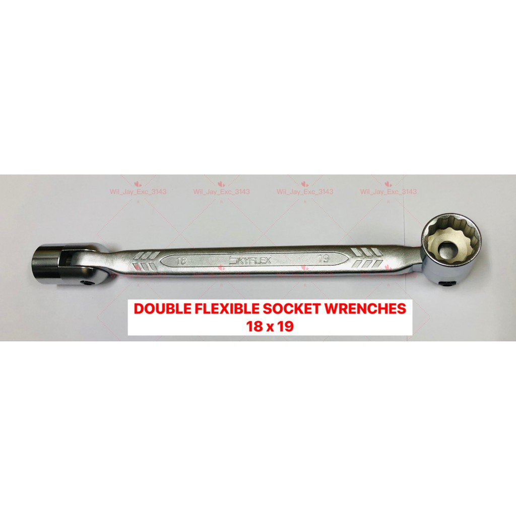SKYFLEX SDFSW DOUBLE FLEXIBLE SOCKET WRNECH 12 POINT(12PT) SINGLE SIZE ...