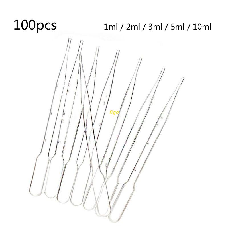 flgo 100Pcs Plastic Transfer Essential Oil Resin Droppers Disposable ...
