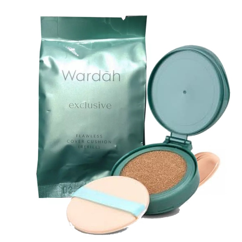 Wardah Refill Exclusive Flawless Cover Cushion | Shopee Malaysia