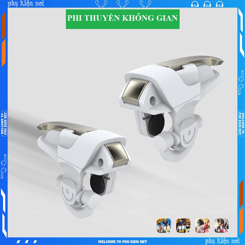 Pubg Freefire White Shark Shooting Button - Pubg Button Pubg Mobile ...