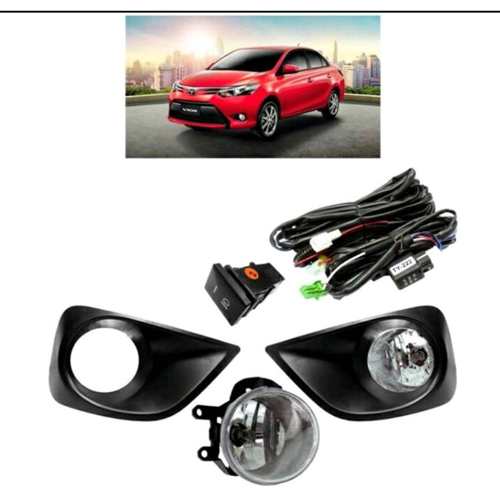 💥 READY STOCK 💥 Toyota Vios Fog Lamp 2014-2018 Spotlight With Cover ...